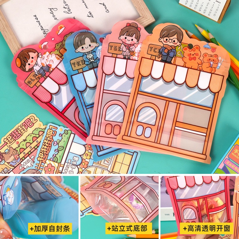Jual Plastik Klip Snack / Bingkisan Plastik ziplock / Tas Plastik ...