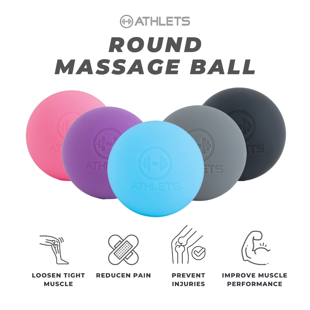 Jual ATHLETS Round Massage Ball Therapy Ball Bola Pijat Sport | Shopee ...