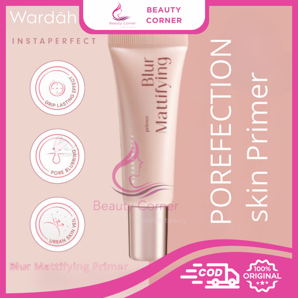 Jual Wardah Instaperfect Blur Mattifying Primer - 20ml | Shopee Indonesia