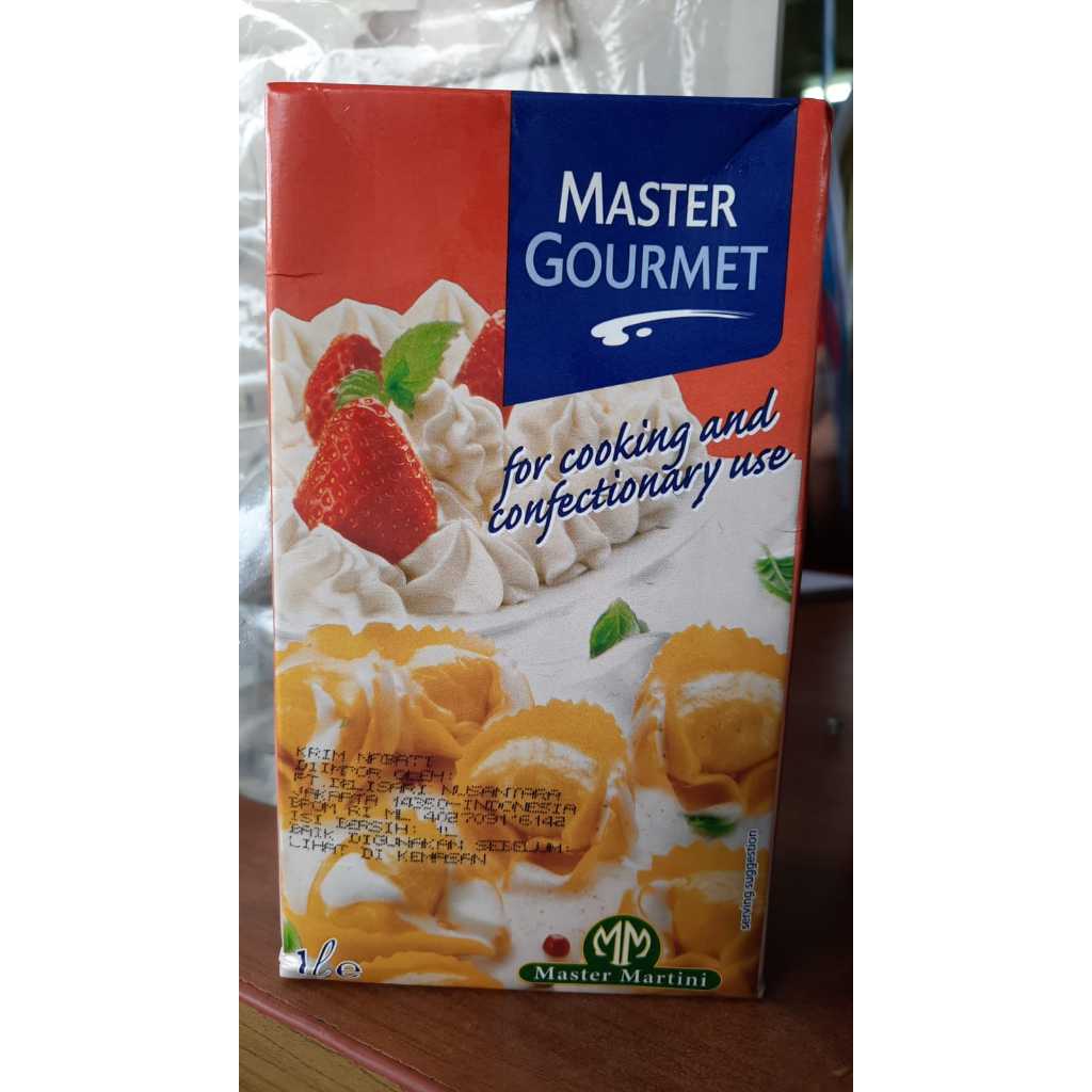 Jual Master gourmet cooking/whipping cream 1liter (khusus pengiriman ...