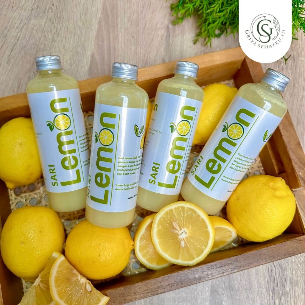 Jual Sari lemon paket 4 botol kemasan 250ml 100% terbuat dari perasan ...