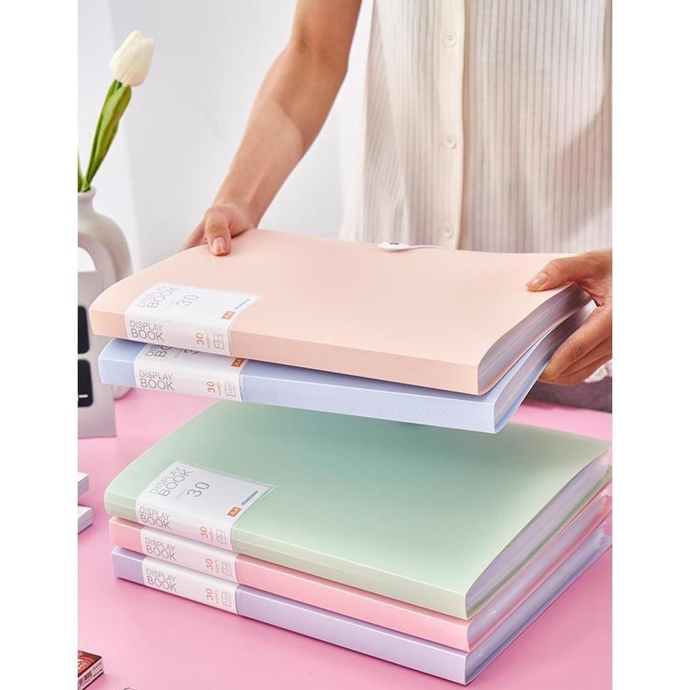 Jual Display Book / Map File Dokumen A4 30 Halaman Warna Pastel ...