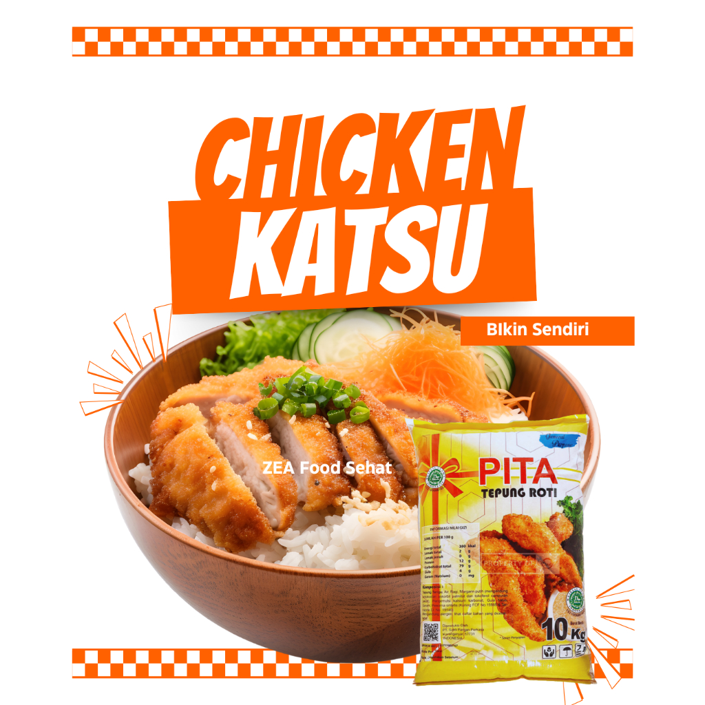 Jual PITA Tepung Roti bread crumbs Mix Panir Kemasan Eceran 1kg Rendah ...