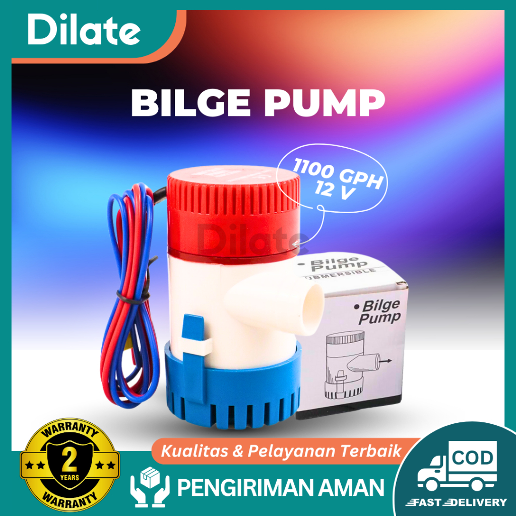 Jual Pompa Air Submersible Water Bilge Pump 12V - CH8028 | Shopee Indonesia