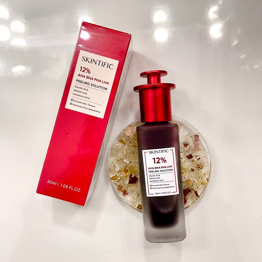 Jual SKINTIFIC 12% AHA BHA PHA LHA PEELING SOLUTION 30ml | Shopee Indonesia