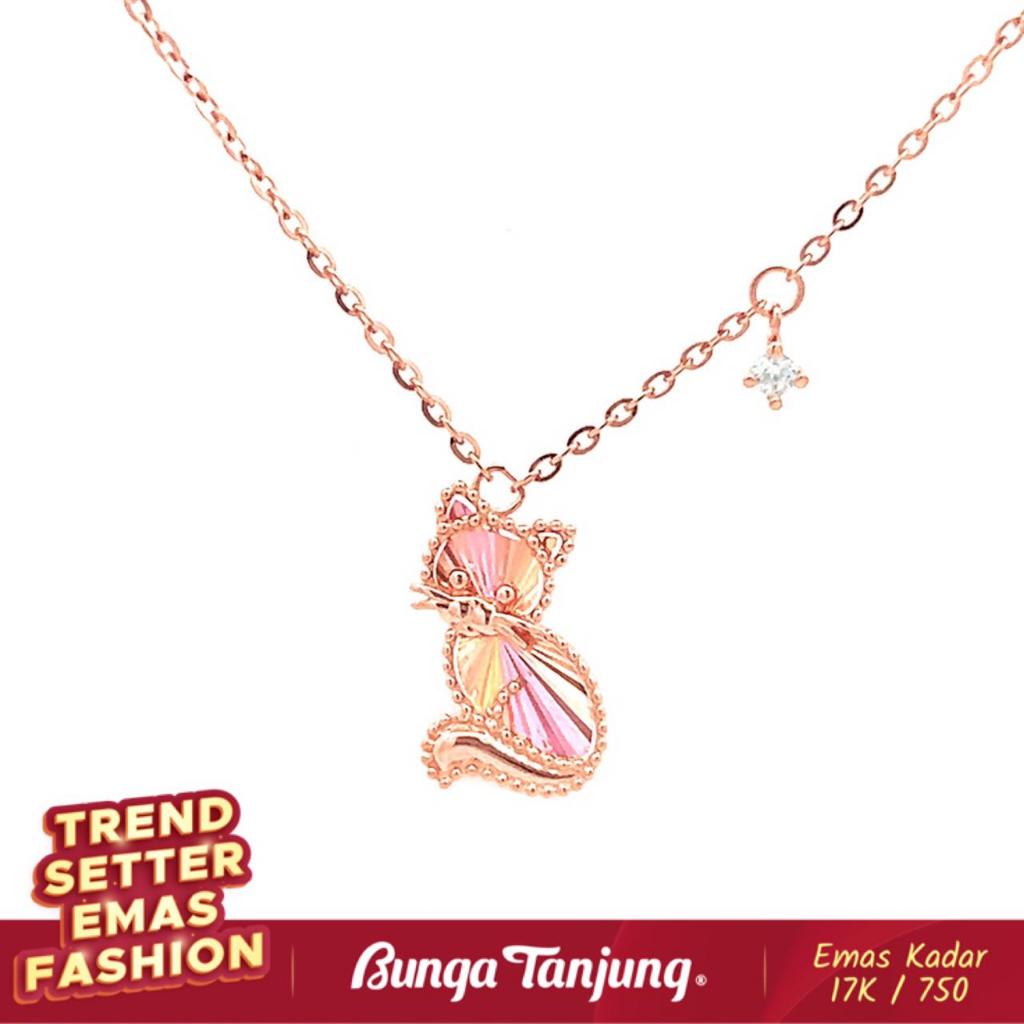 Jual KALUNG HOLOGRAM KUCING - EMAS 17K - BUNGA TANJUNG GOLD | Shopee ...