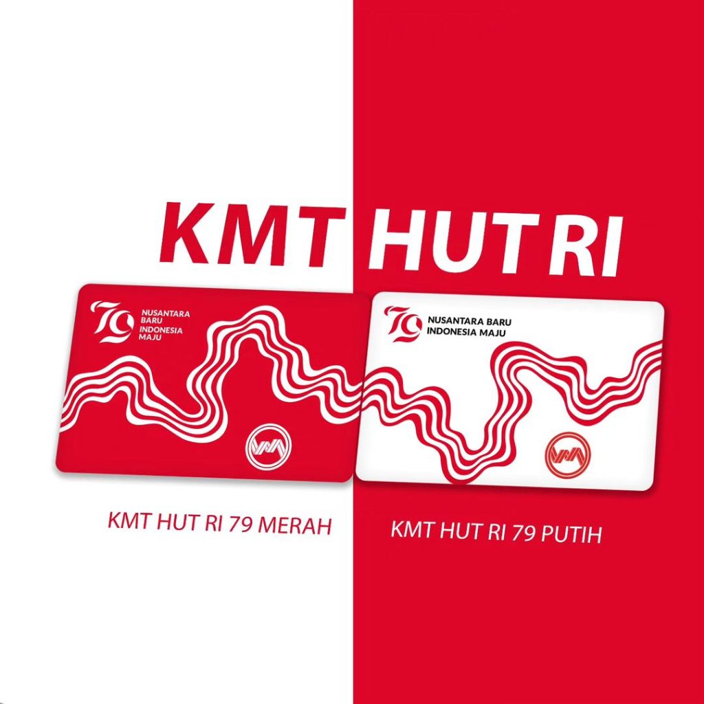 Jual Kartu Multi Trip KRL KAI LRT MRT KMT Commuter Line Edisi HUT RI ke 79 | Shopee Indonesia