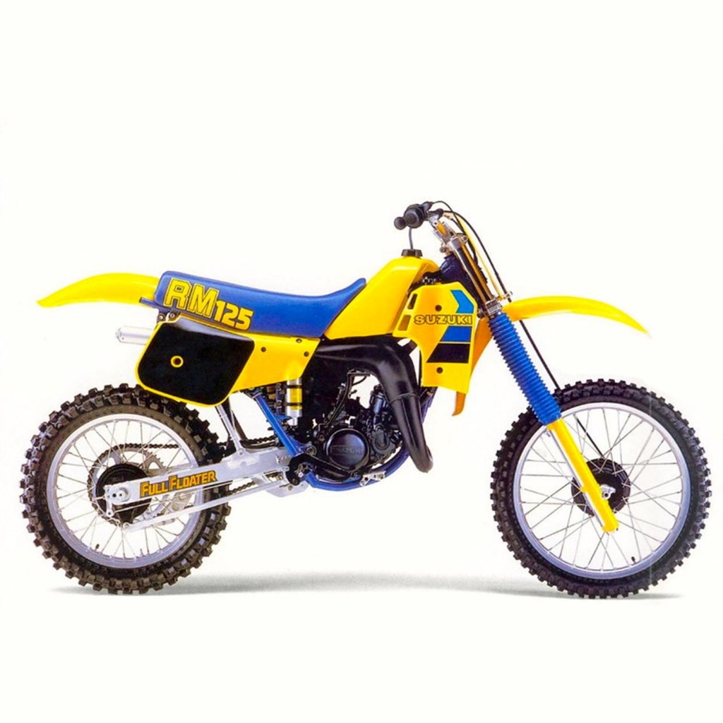 Jual Stiker Decal Suzuki RM125 RM 125 1984 hatesix | Shopee Indonesia