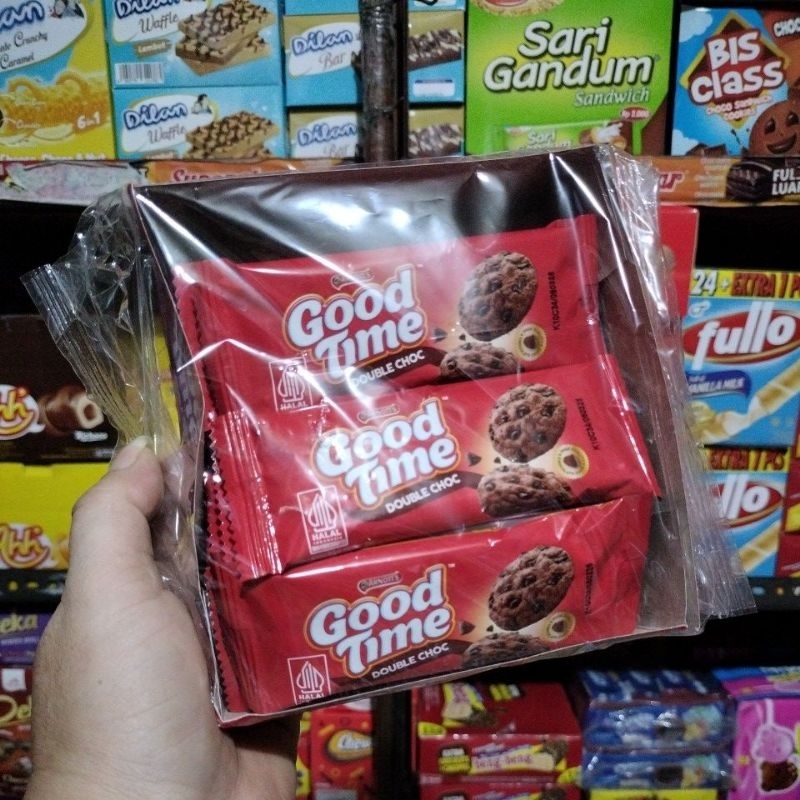 Jual Good Time double choc harga 1 box isi 12 pcs | Shopee Indonesia