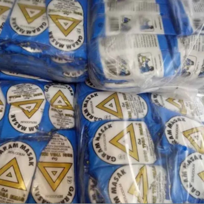Jual Garam Segitiga Emas 1 Ball ( 40pc x 250gr) | Shopee Indonesia