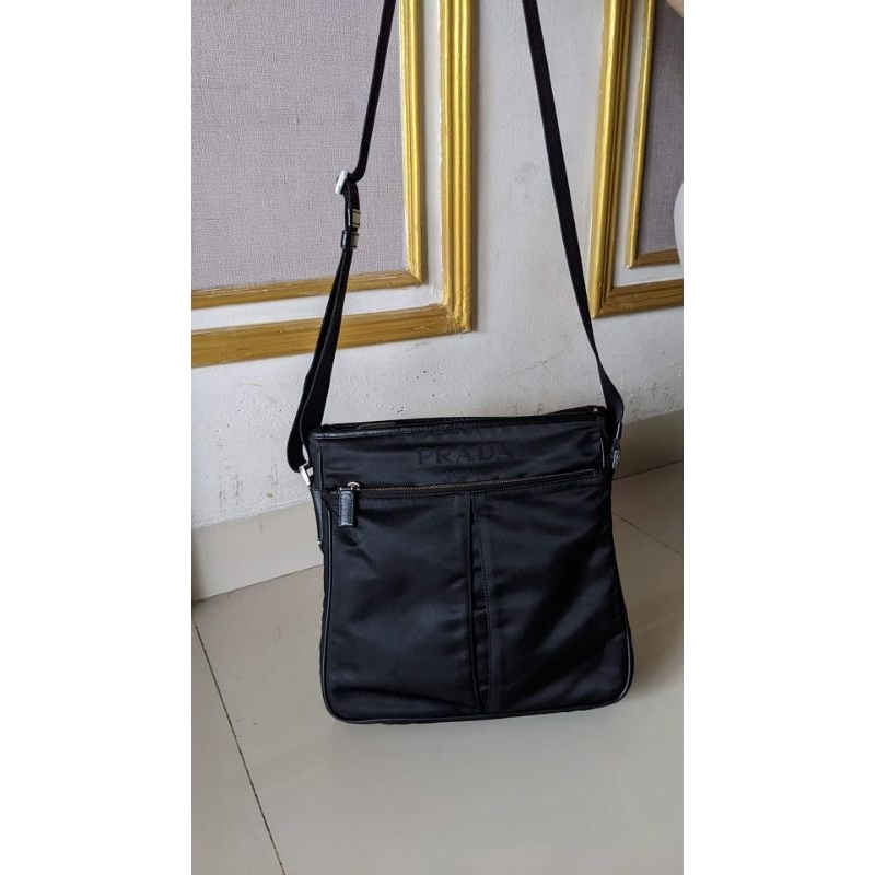 Jual PRADA Sling Bag 100% AUTHENTIC ORIGINAL Made In Italy | Shopee ...