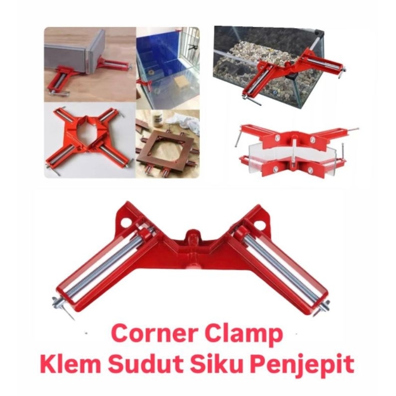 Jual corner clamp klem sudut siku penjepit 90 derajat corner angle ...