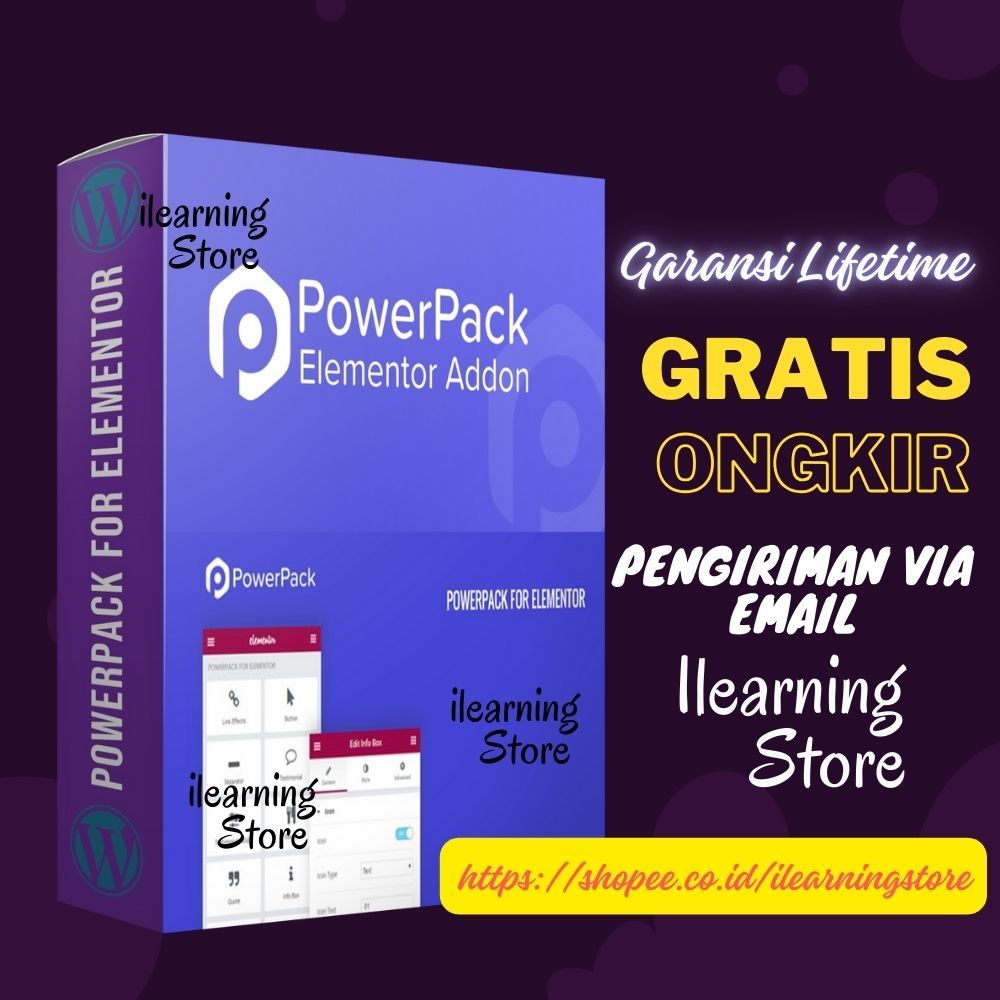 Jual [WP52] Wordpress Plugin Premium PowerPack Pro for Elementor (100% GPL & Lifetime Access ...