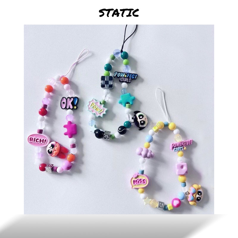 Jual OPEN PO | TALI GANTUNGAN PHONE STRAP LUCU KARAKTER THE POWERPUFF ...