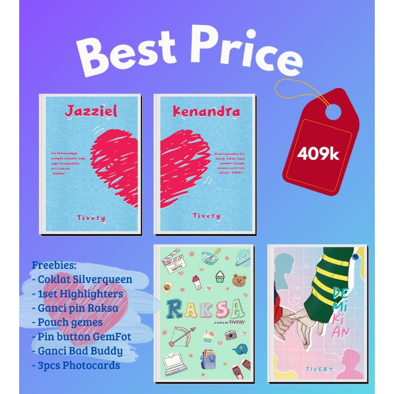 Jual Best Price Novel Tivery [Book Only] | Shopee Indonesia