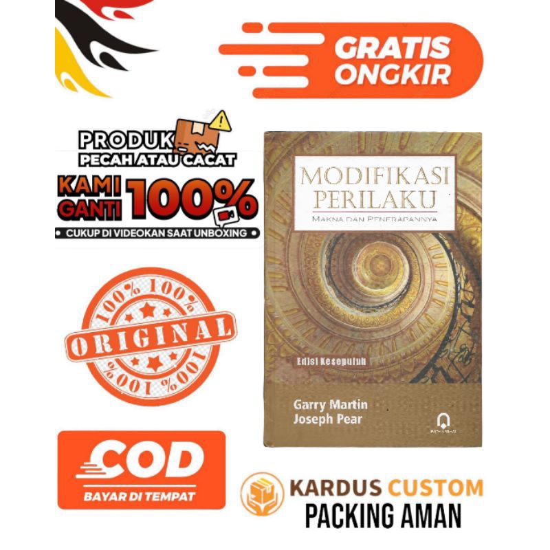 Jual Buku Modifikasi Perilaku Makna Dan Penerapannya -Garry Martin | Shopee Indonesia