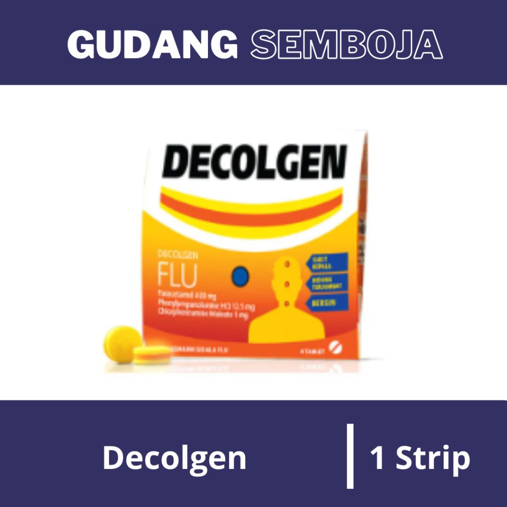 Jual Decolgen Strip Isi 4 Tablet / Obat Flu Pilek | Shopee Indonesia