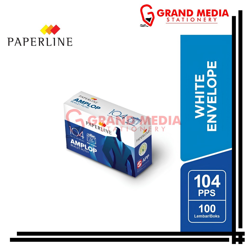 Jual [GRAND MEDIA] AMPLOP PAPERLINE 104 PPS 80 GSM | Shopee Indonesia
