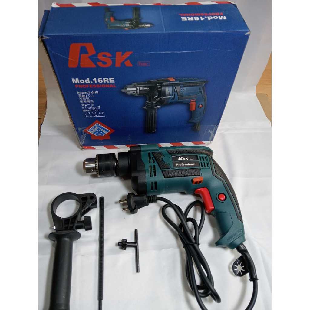 Jual PROMO Mesin Bor 13mm Bor Beton Impact Drill RSK JAPAN Asli Kuat Kokoh & Powerfull | Shopee ...