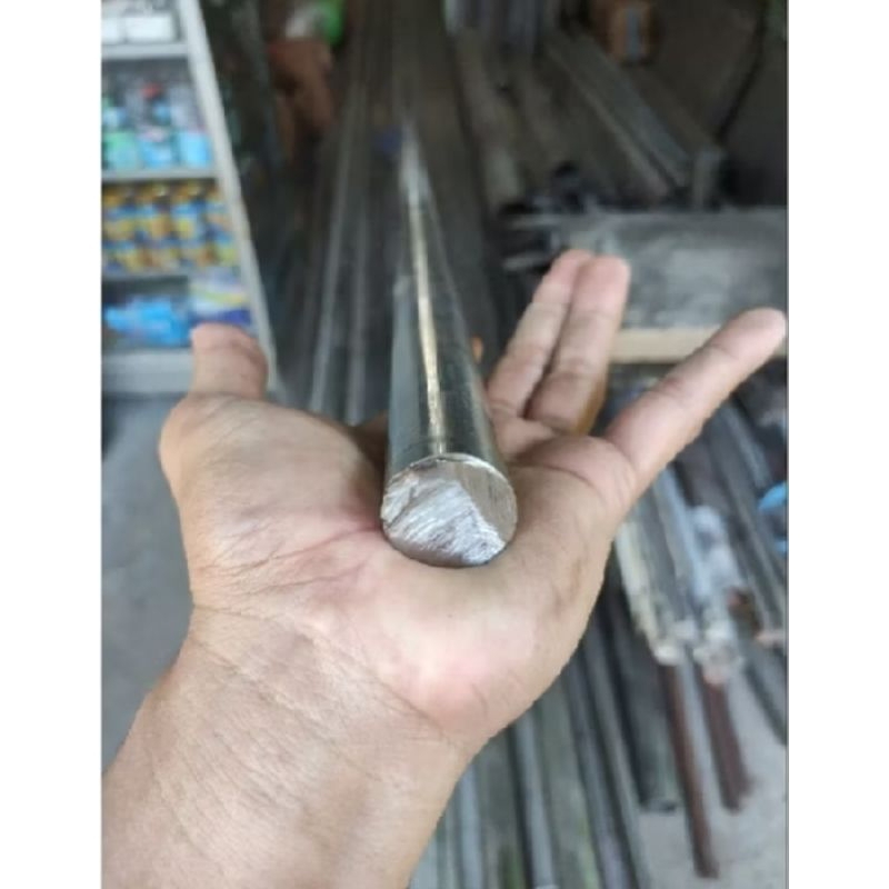 Jual AS BESI BAJA PUTIH DIAMETER 12MM DAN 16MM / AS BAJA DIAMETER 22MM ...