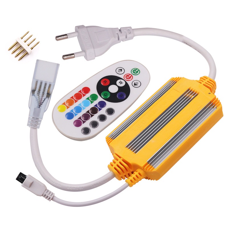 Jual CONTROLER NEON FLEX/LED STRIP RGB AC 220V (4 PIN)/ FLASHER NEON ...