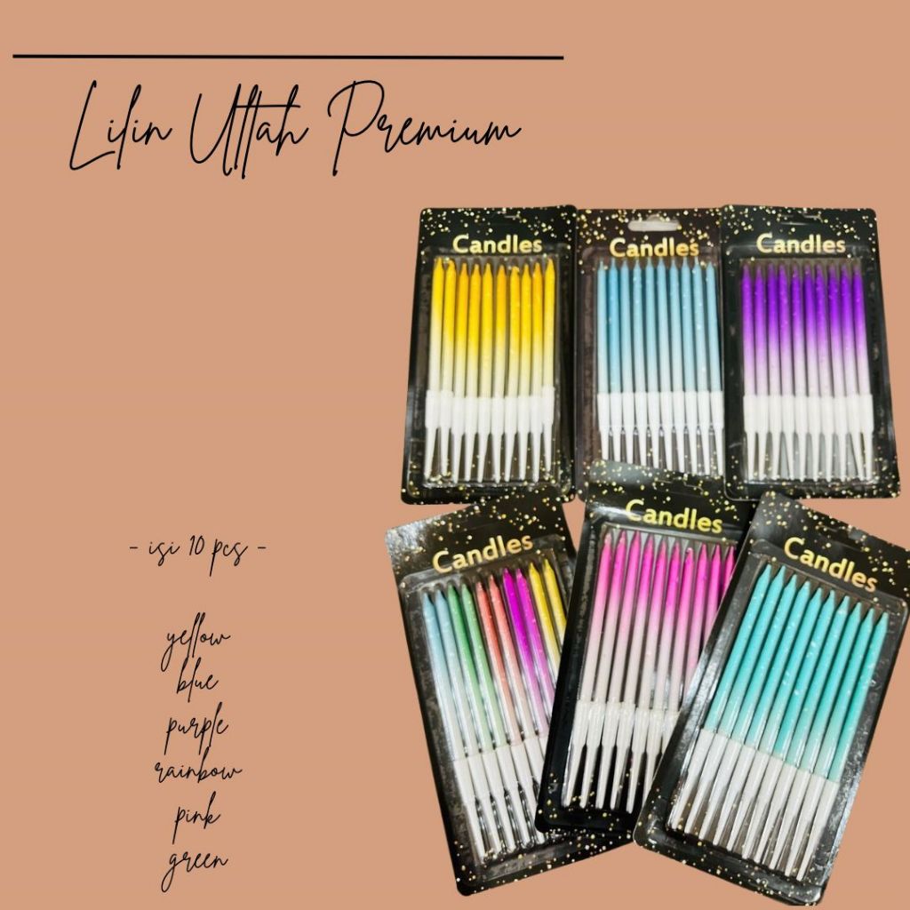 Jual LILIN PREMIUM ULANG TAHUN / LILIN ULANG TAHUN ULIR / LILIN SPIRAL ...