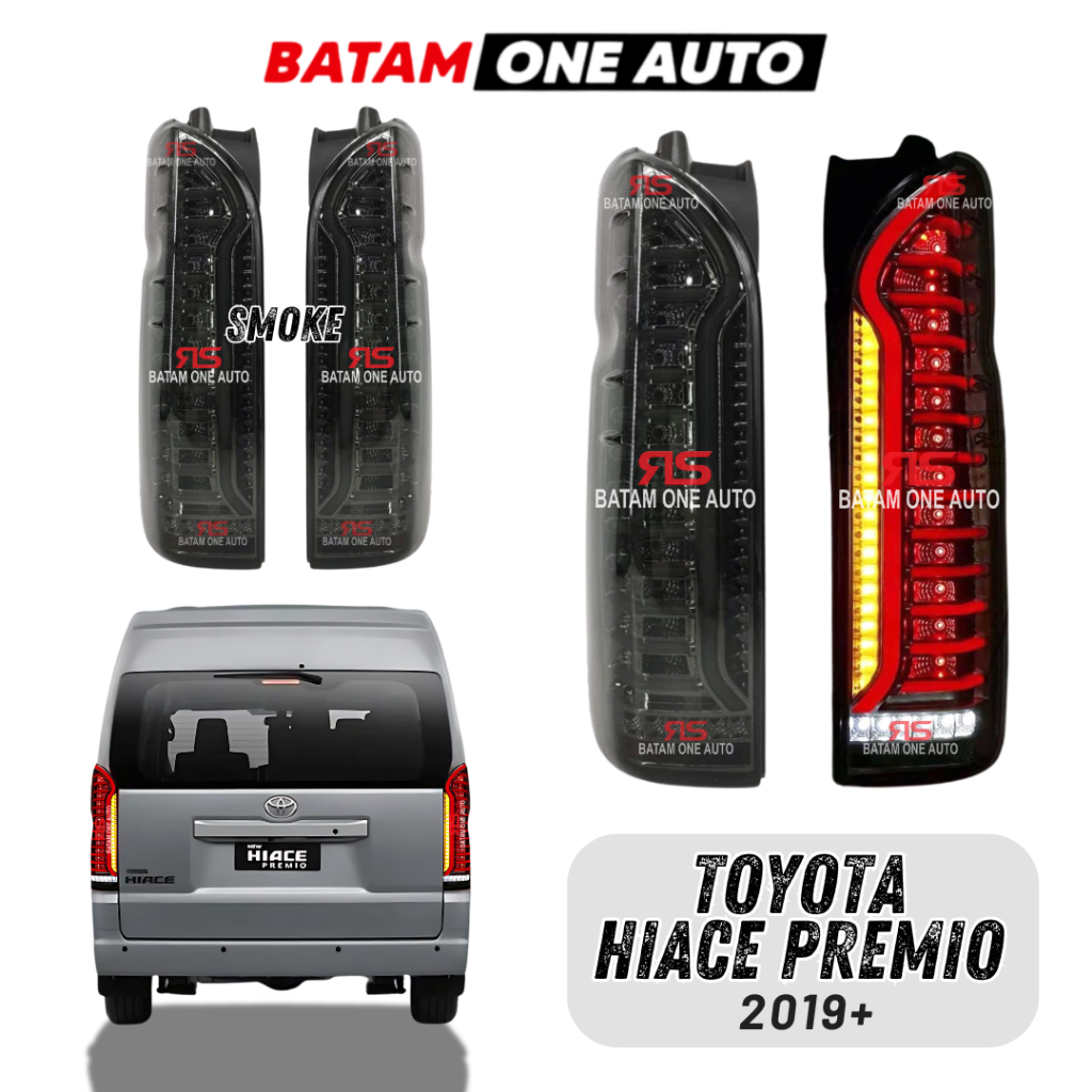 Jual BOA - Toyota Hiace Premio 2019 | Lampu Belakang |Tail Lamp | Stop ...