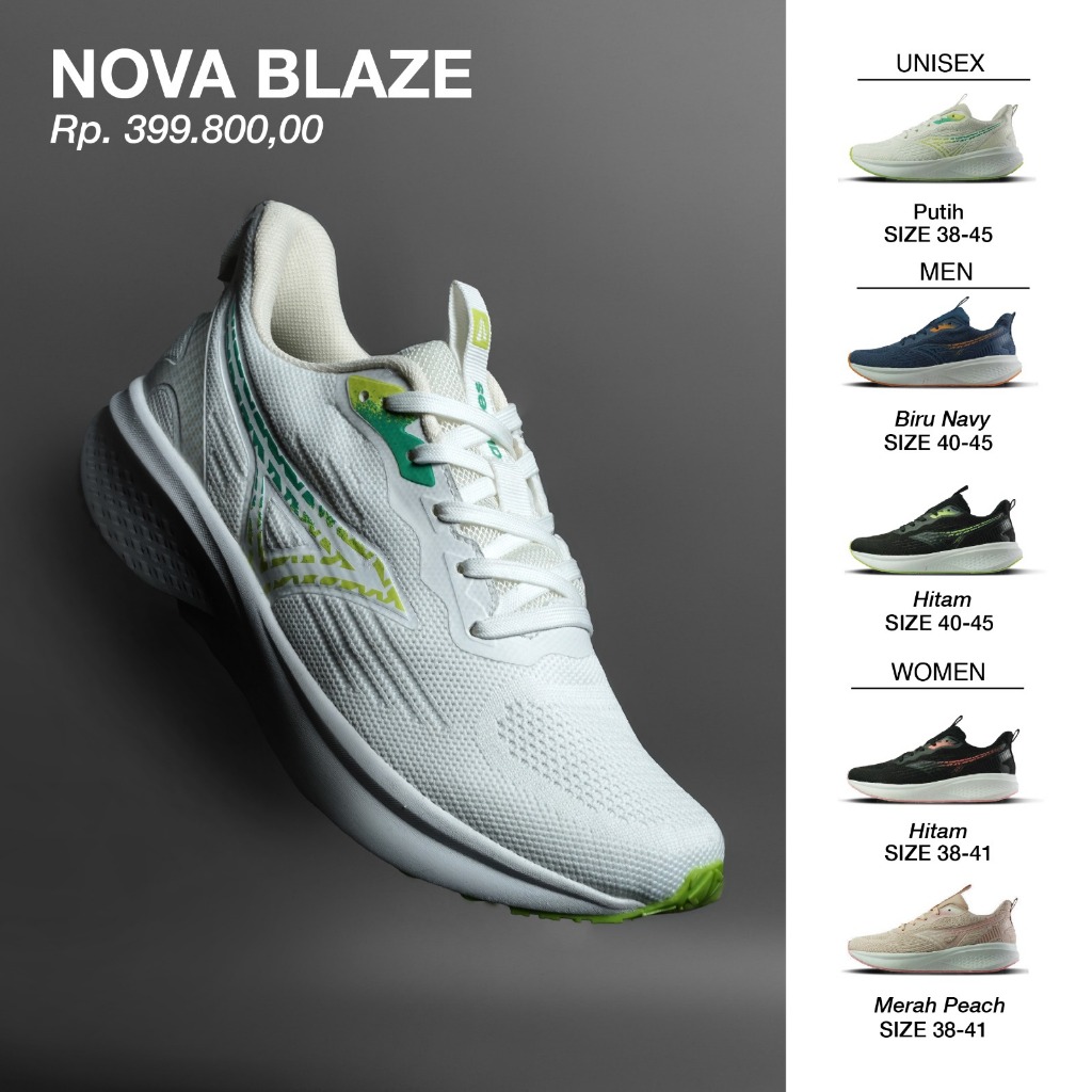 Jual Ardiles Nova Blaze Sepatu Lari Running Original | Shopee Indonesia