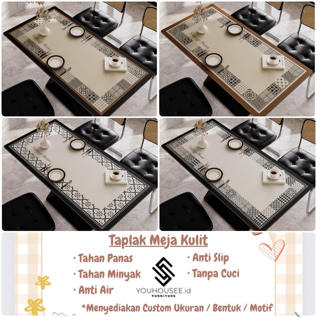Jual Taplak Meja Makan Anti Air/Alas Meja Ruang Tamu Tahan Panas/Taplak ...