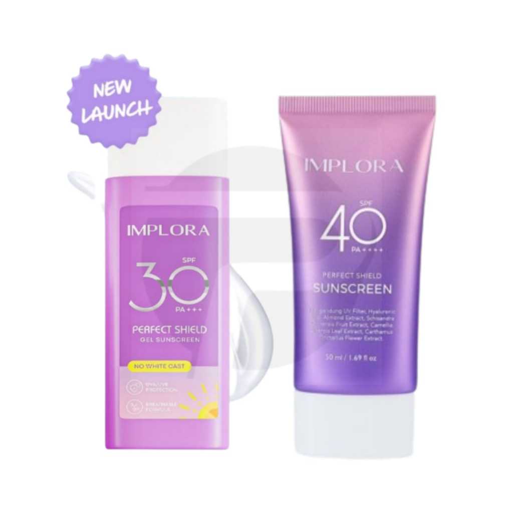 Jual IMPLORA Perfect Shield Sunscreen SPF 40 Dan SPF 30 Ukuran 50ml ...