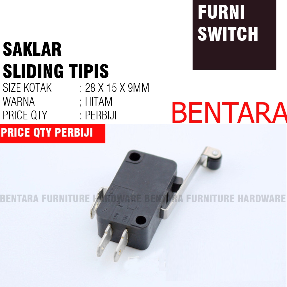 Jual SF-ST SAKLAR FURNITURE SLIDING TIPIS SWITCH LEMARI PINTU WARDROBE ...