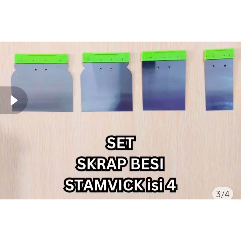 Jual Kape set tebal STAMVICK / skrap scraper set tebal STAMVICK / kape ...