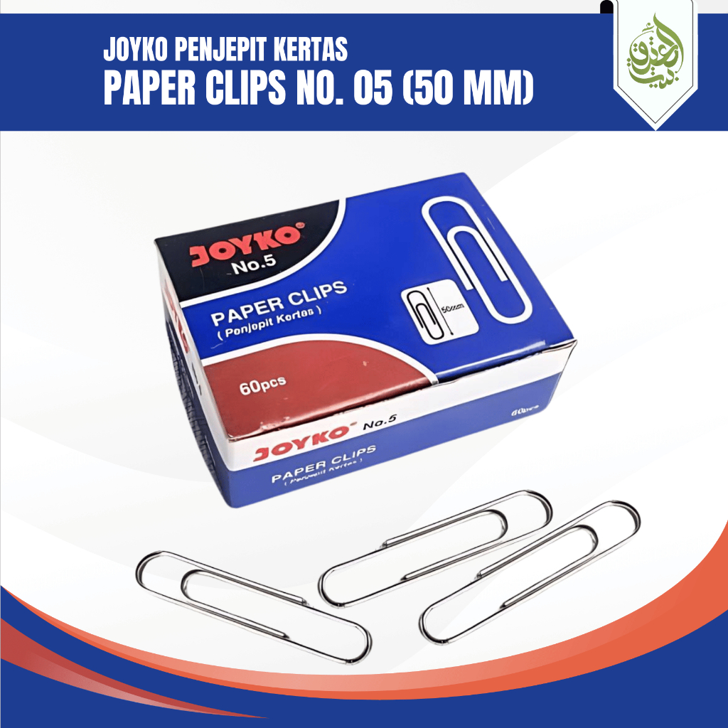 Jual Paper Clips Joyko NO 05 (Besar) | Klip Penjepit Kertas [BOX/60PCS ...
