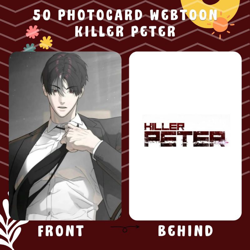 Jual [50 PCS] PHOTOCARD WEBTOON KILLER PETER CETAK 2 SISI TERMURAH | Shopee Indonesia