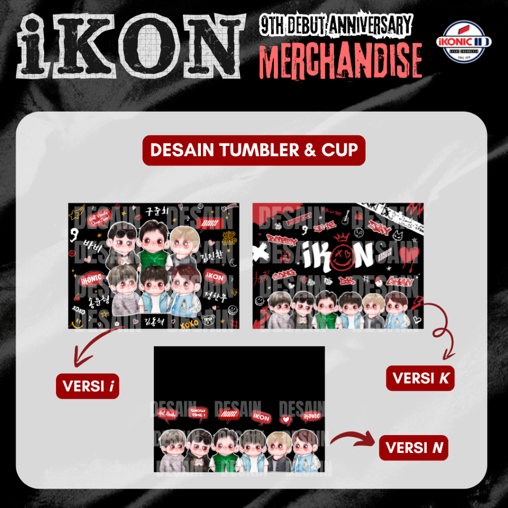 Jual [iKON 9th Anniv Merch] TUMBLER NEW KIDS | Shopee Indonesia