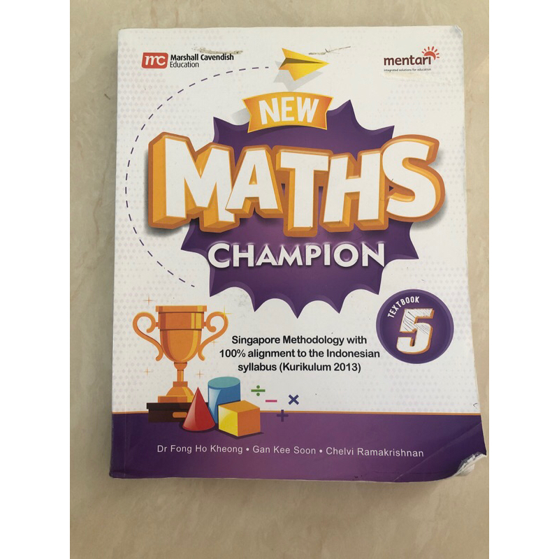 Jual MATHS CHAMPION TEXTBOOK 5 | Shopee Indonesia