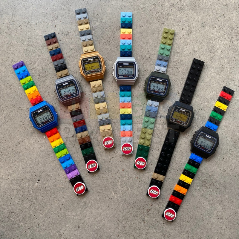 Jual LEGO - Brick Watch / Jam Tangan dg Strap dari Brick LEGO ( Kode ...