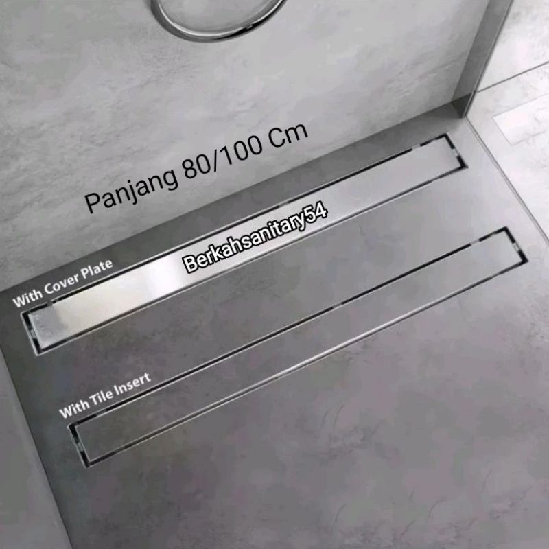 Jual Smart Floor Drain Panjang 80/100 cm Stainless Sus 304 Tebal ...
