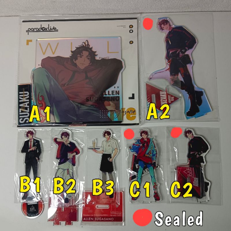 Jual [BACA DESKRIPSI] Paradox Live Sugasano Allen acrylic standees ...