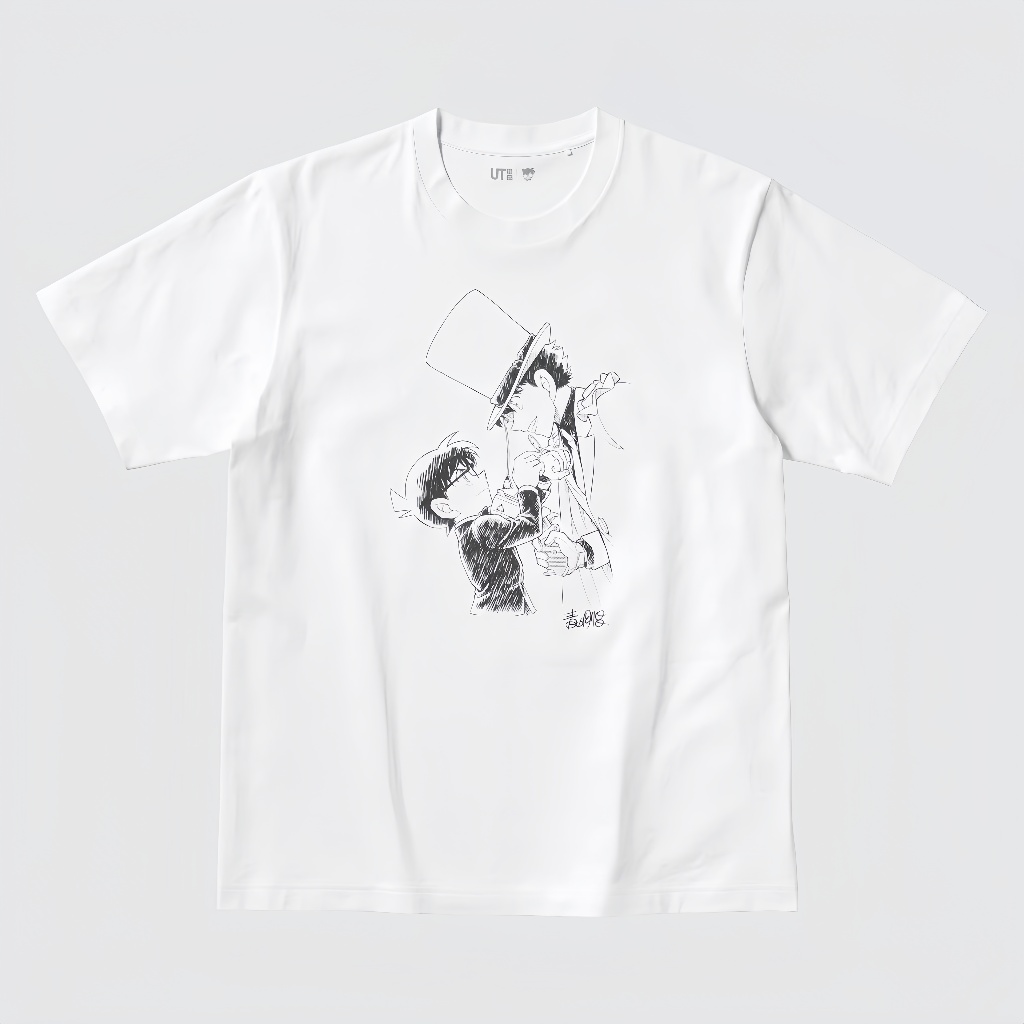 Jual Tshirt Uniqlo Conan (Kaito Kid) | Detective Conan UT Kaos Lengan ...