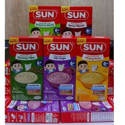 Jual Sun bubur sereal 6+bulan 120gr box | Shopee Indonesia