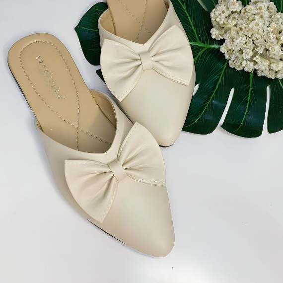 Jual Bahagia Daarina Flatshoes Wanita Sandal Bustong Pita Kupu Kupu ...