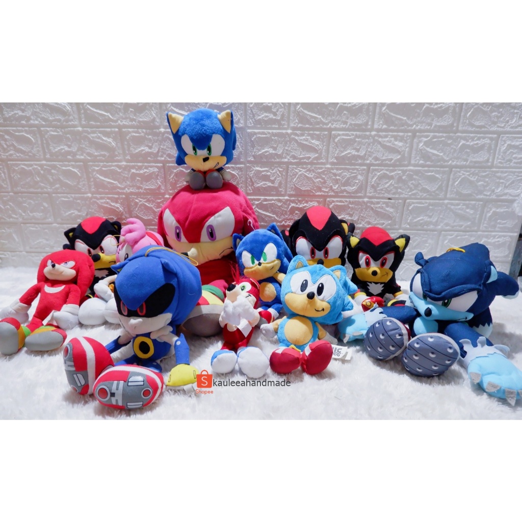 Jual Boneka sonic shadow knuckles metal dark chao the hedgehog werehog ...