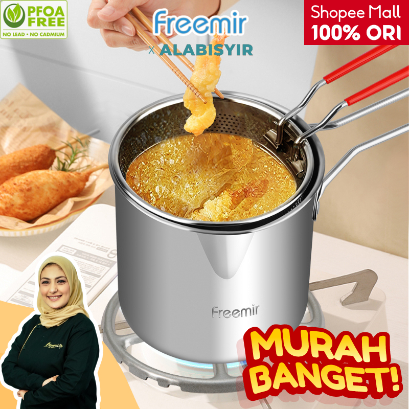 Jual [freemir X Alabisyir] freemir 4 in 1 Multi Deep Fryer Panci ...