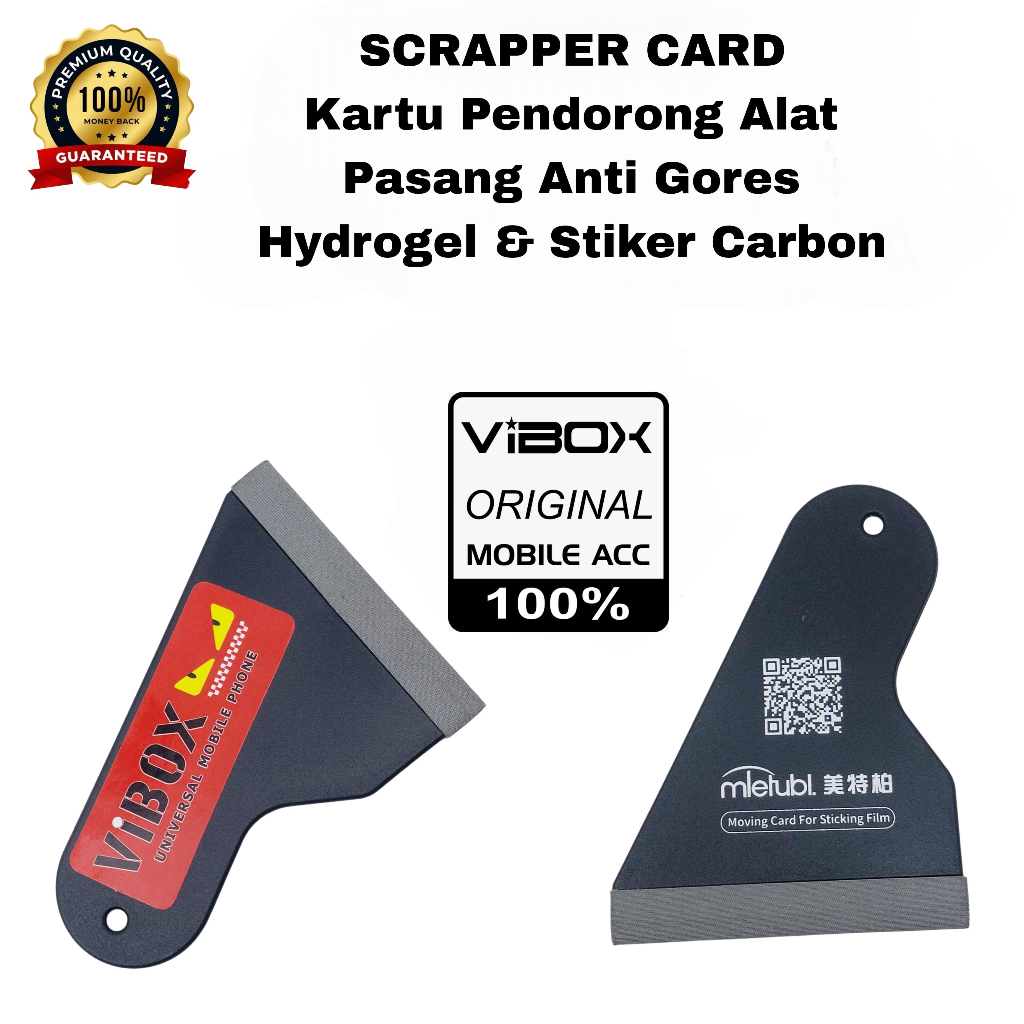 Jual Vibox Swipe Screen Alat Pasang Anti Gores HP Hydrogel Mini Rakel Swipe Premium Scrapper ...