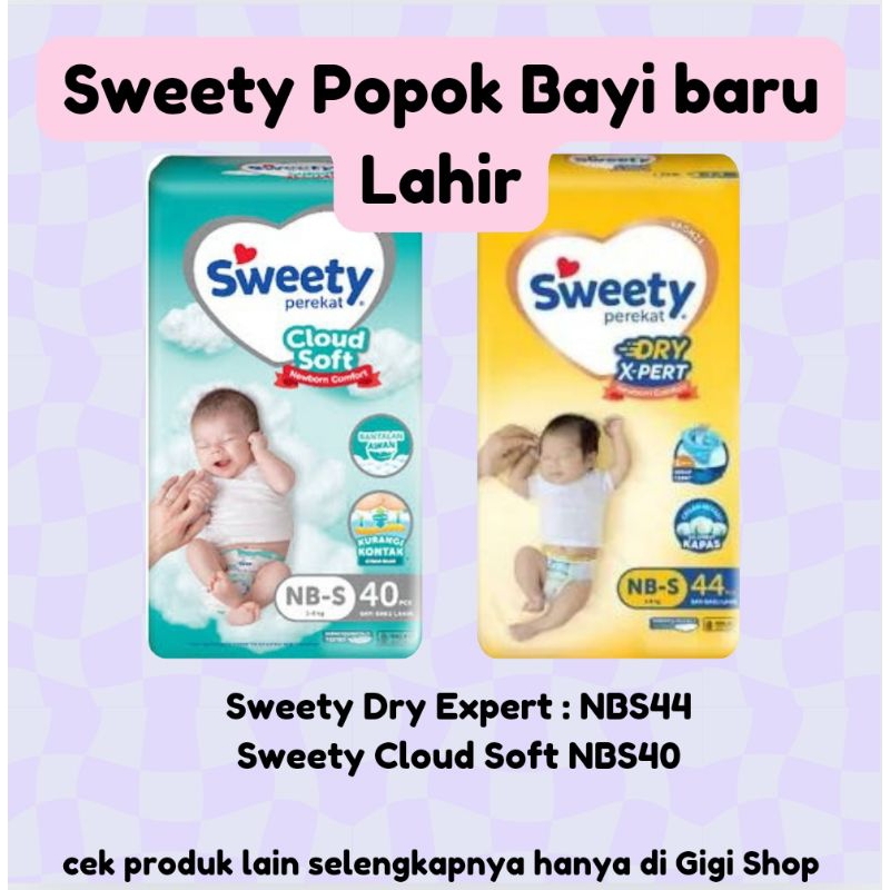 Jual Sweety Popok Bayi Baru Lahir Newborn tipe perekat | Shopee Indonesia
