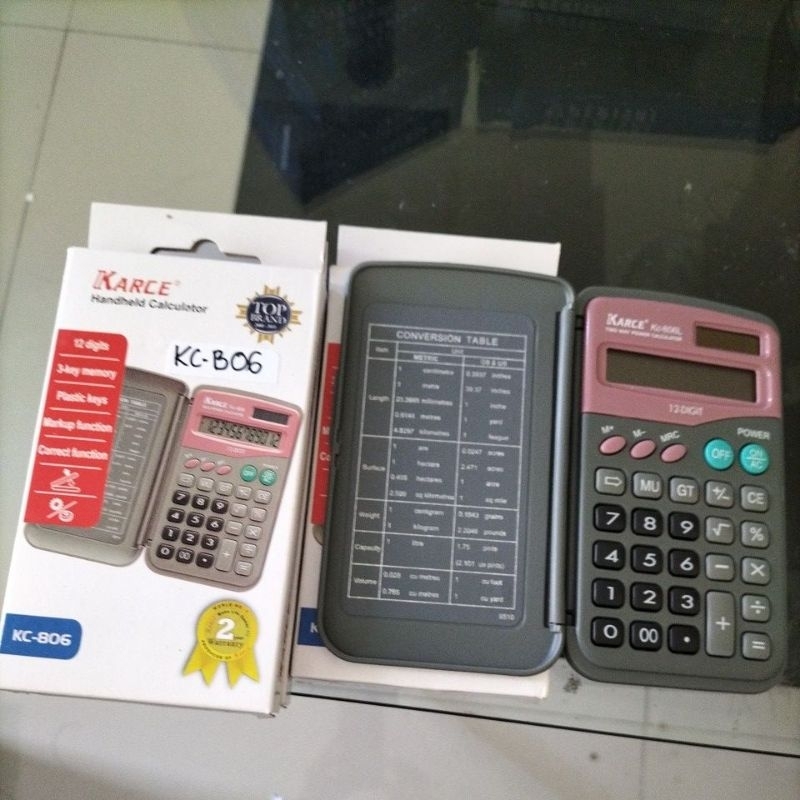 Jual Kalkulator ORIGINAL KARCE:KC-806/12Digit/tutup lipat | Shopee ...
