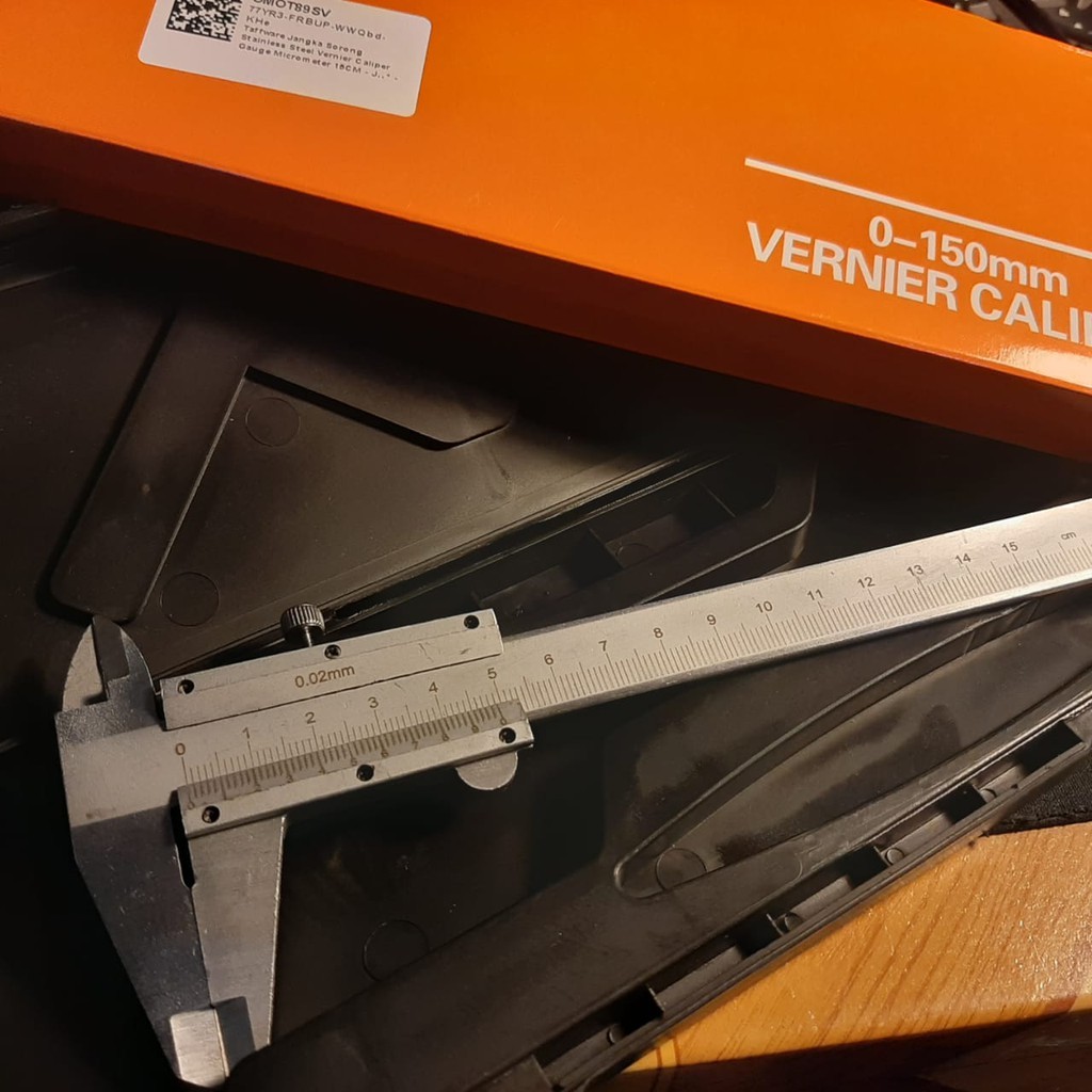 Jual Jangka sorong stainless sigmat caliper 150 mm alat pengukur dimensi | Shopee Indonesia