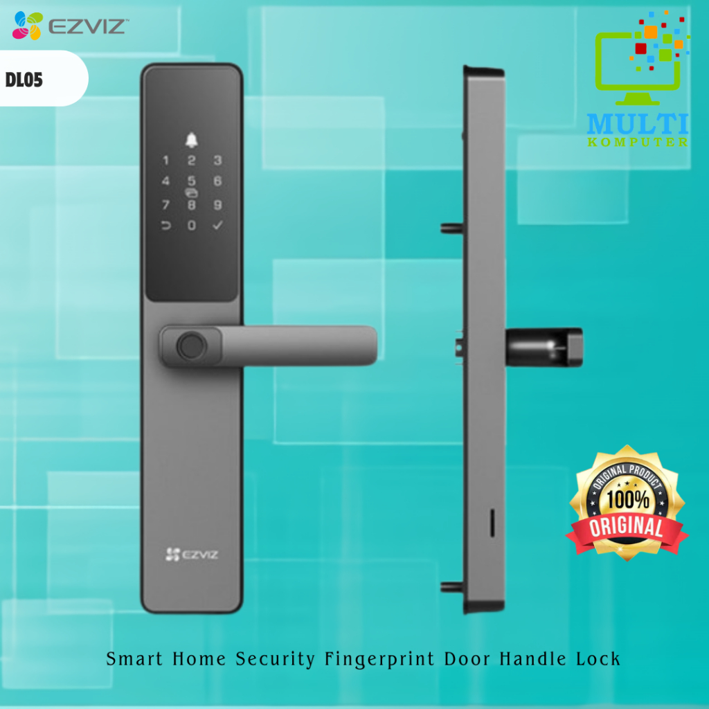 Jual EZVIZ DL05 / DL-05 Smart Lock / Smart Security Door Lock ...