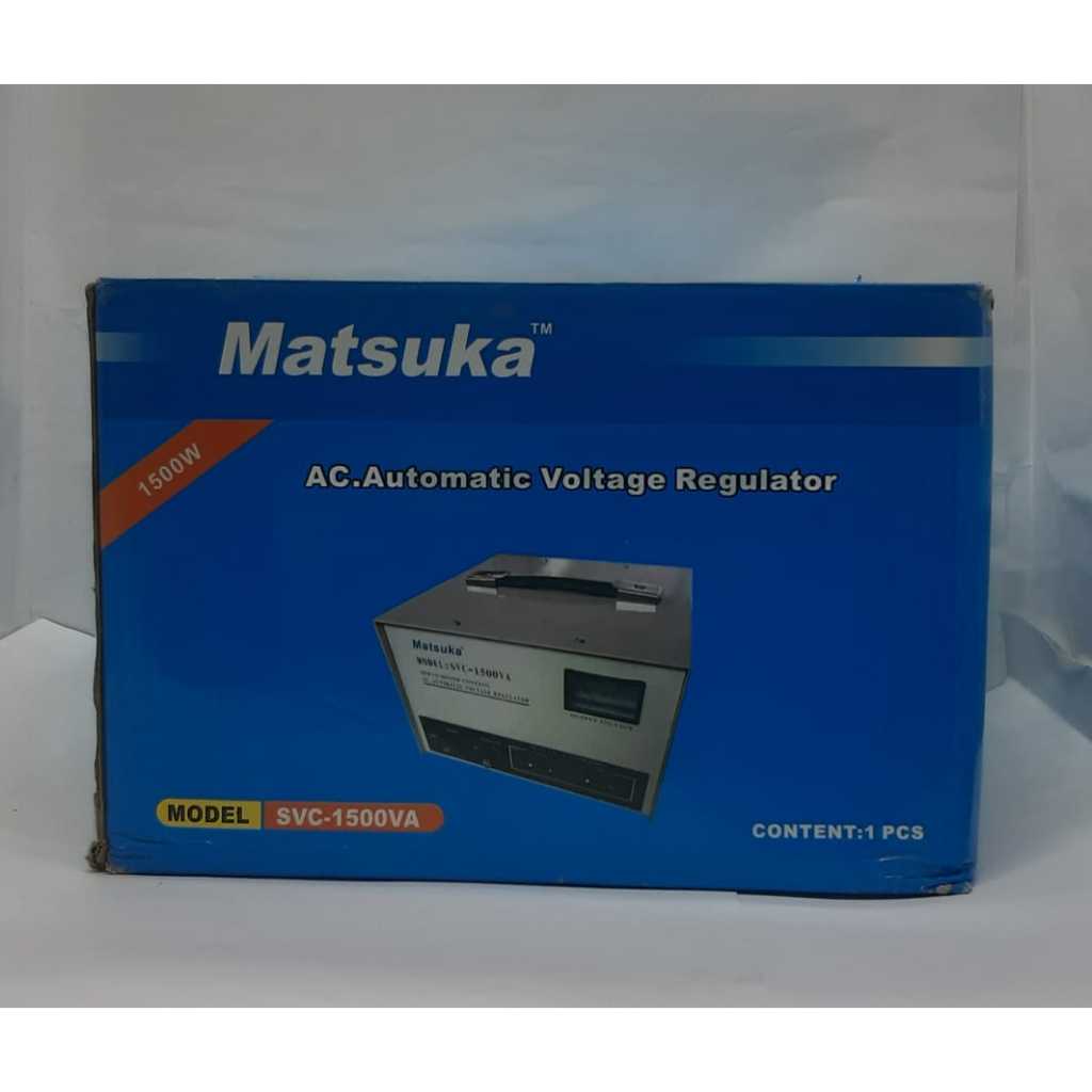 Jual Stavolt / Regulator / Stabilizer Matsuka SVC-1500VA (1500 Watt) | Shopee Indonesia
